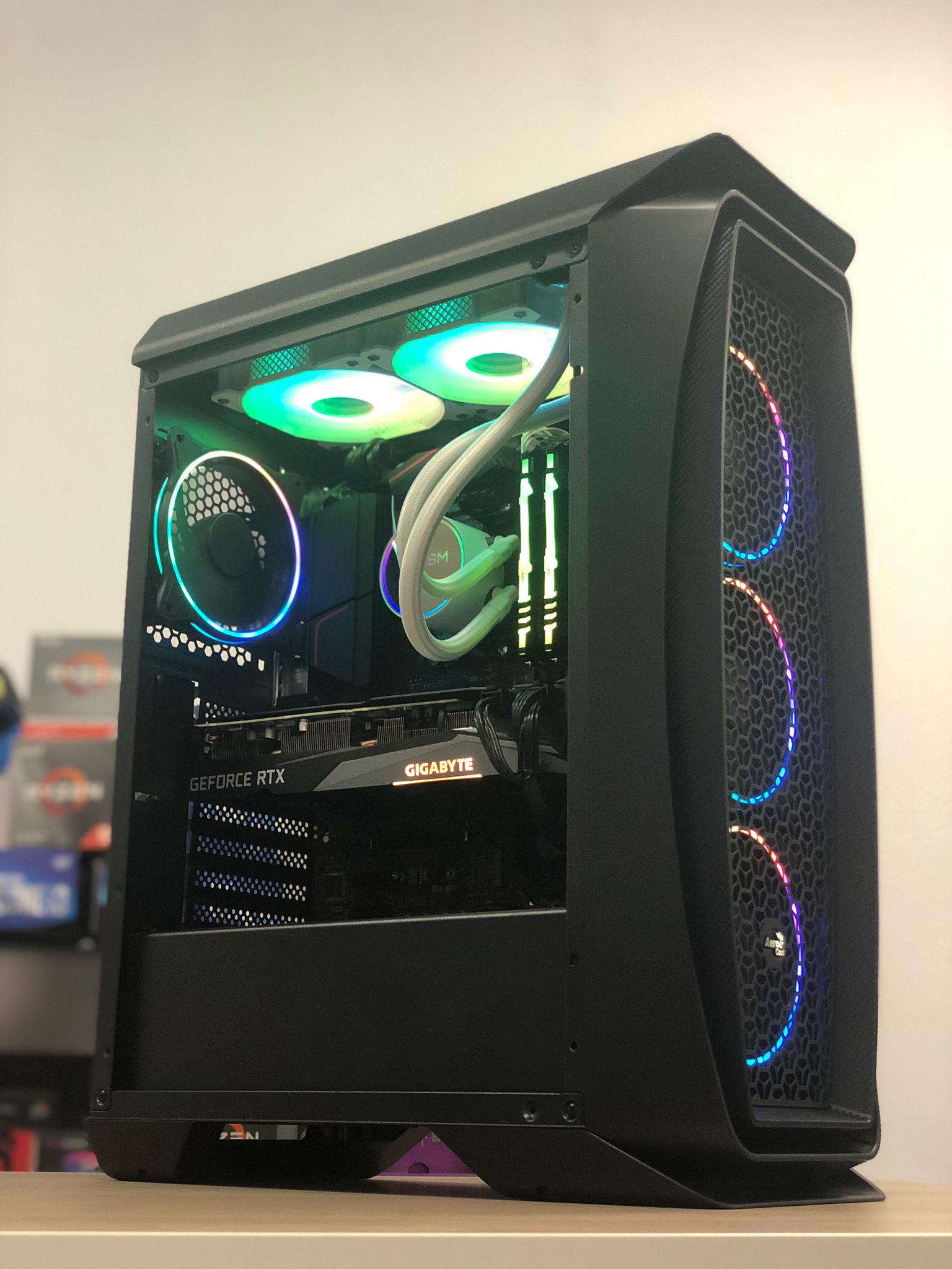 PC PARA RENDER/GAMING Ryzen7 5800x/DISPADOR LIQUIDO240/X570/16GB RAM ...